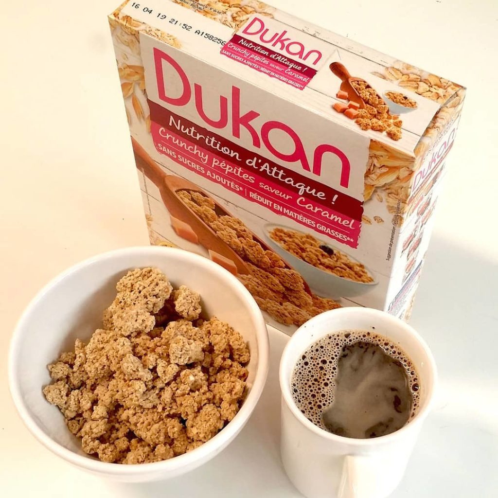 Le petit déjeuner aux Crunchy pépites saveur Caramel Dukan, et on peut ...