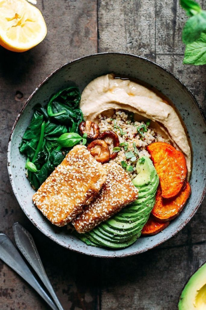 Hoisin tofu cups with sesame crust - My Dukan Diary