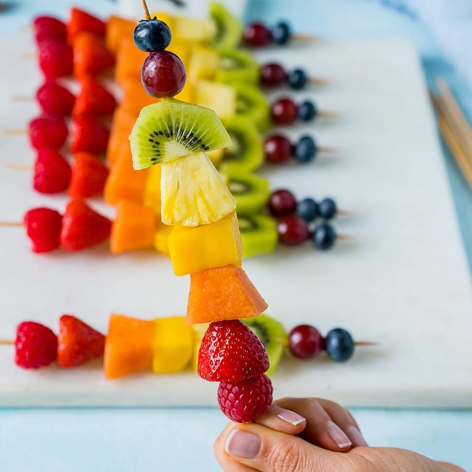 Firecracker Fruit Skewers {Party FUN idea!} Make some with your kids ...